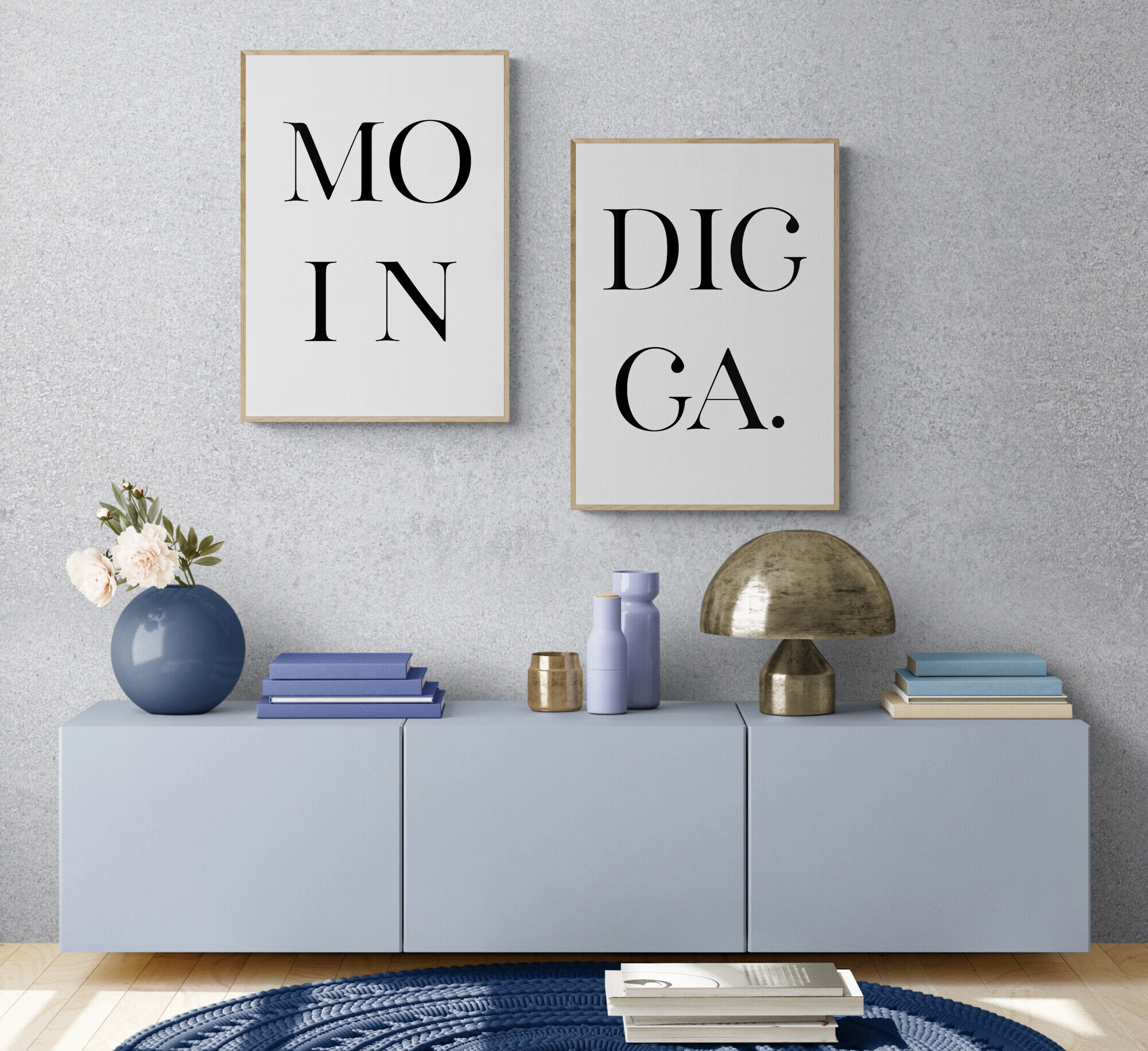 MOIN DIGGA Printable Poster Instant Download Size up to 50 X 70 Cm - Etsy
