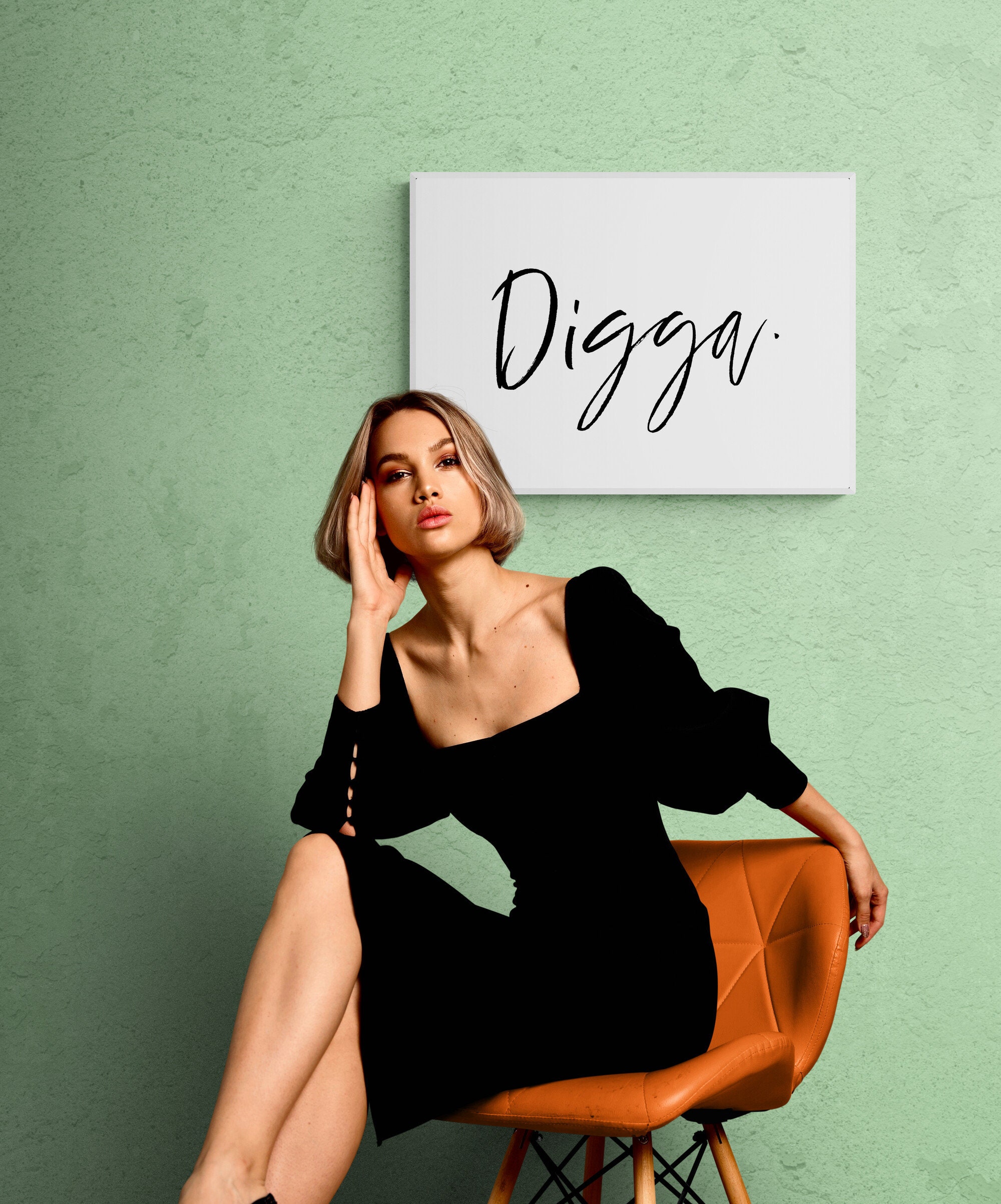 Digga. Poster Printable Instant Download Size up to 50 X 70 - Etsy