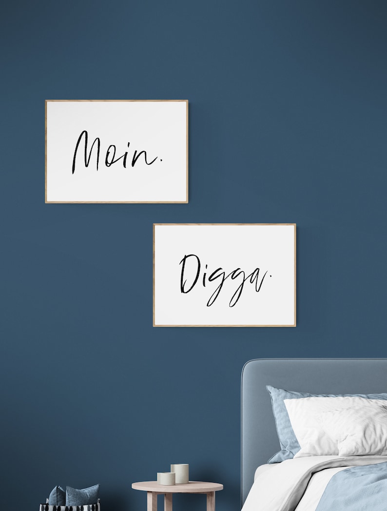 Moin Poster Printable Instant Download Size up to 50 X 70 Cm - Etsy