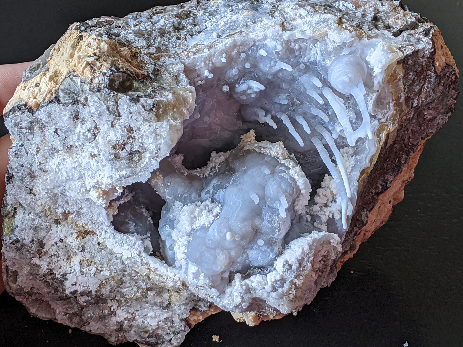 Botryoidal Agate Stalagmite Thunder Egg Geode Madras Oregon - Etsy