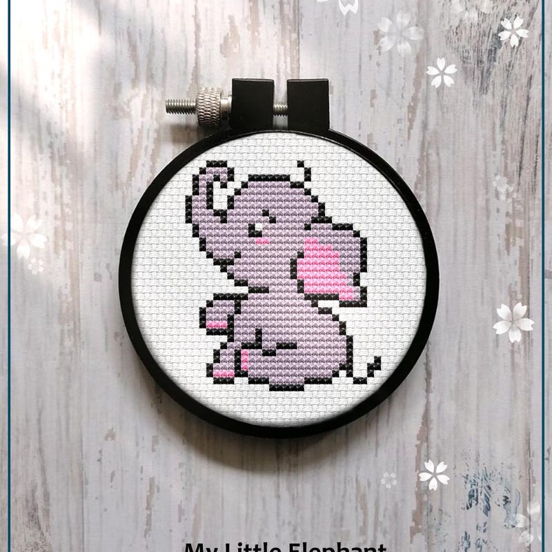Cross Stitch Pattern Elephant - Etsy