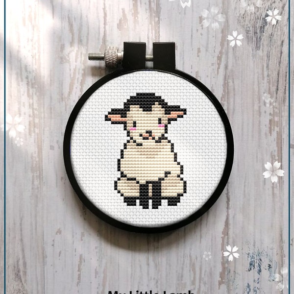 Lamb Cross Stitch - Etsy