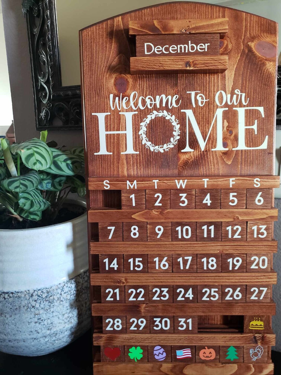 Welcome to Our Home Perpetual Calendar Perfect Wedding - Etsy