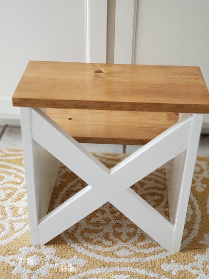 Versatile Farmhouse Style Step Stool Small Bench - Etsy