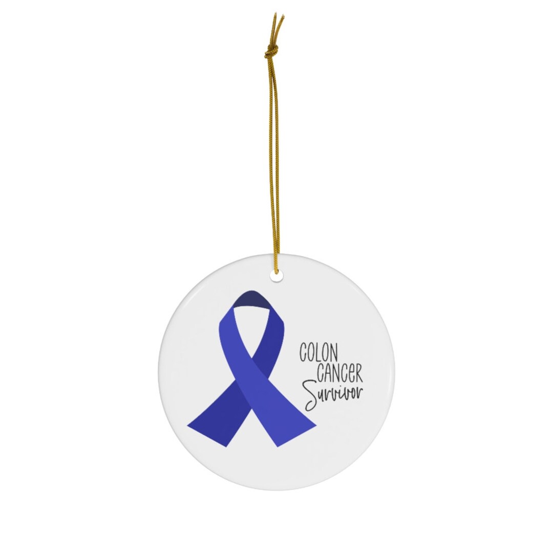 Colon Cancer Survivor Christmas Ornament - Etsy