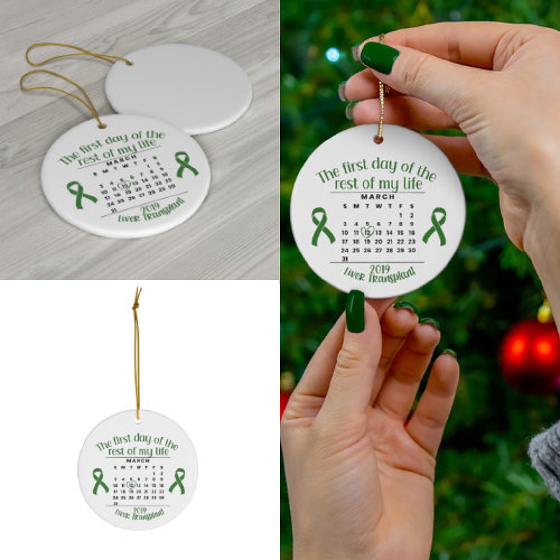 Personalized Organ Transplant Christmas Ornament Liver - Etsy