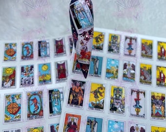 Tarot Card Nails - Etsy
