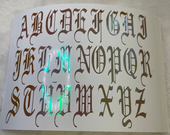 Old English Nail Art - Etsy