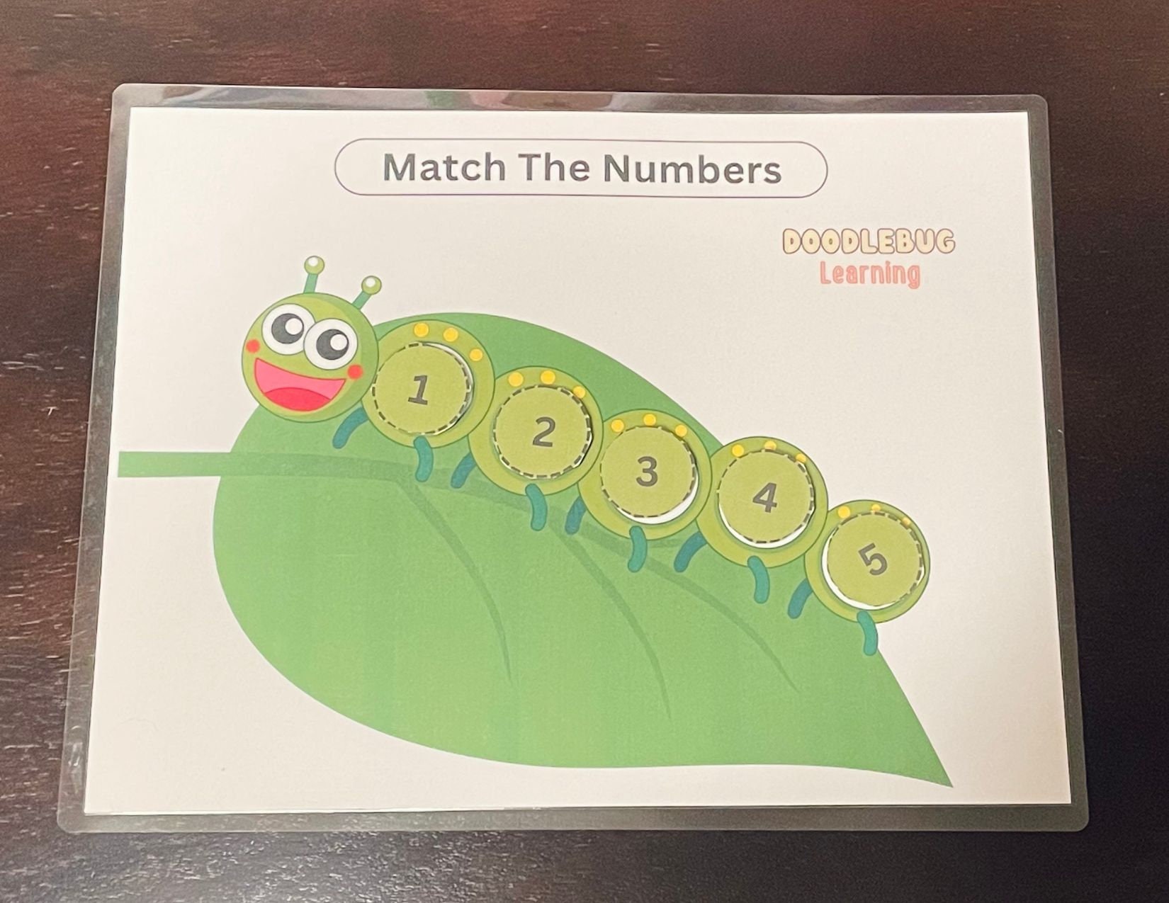 Counting to Ten Caterpillar Activity Printable, Learn to Count, Numbers ...