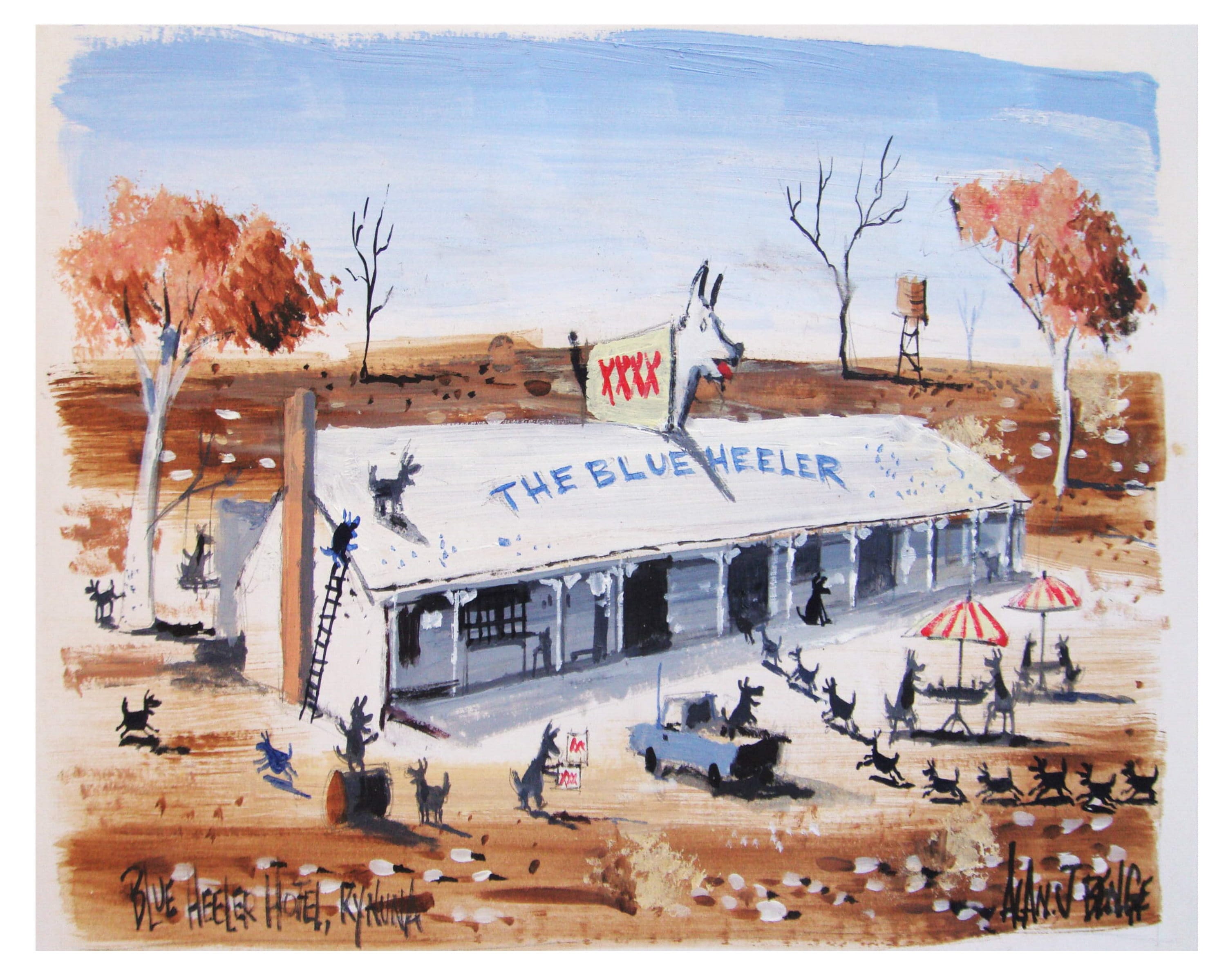 Outback Australian Landscape Painting Printable Artwork. - Etsy