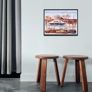 Printable Artwork of Charming Old Outback Pub at Toompine Queensland ...