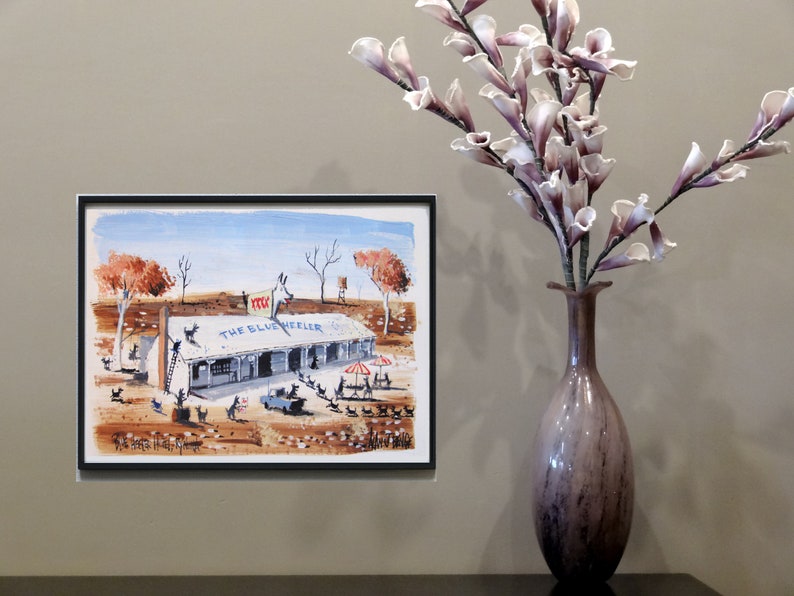 Outback Australian Landscape Painting Printable Artwork. - Etsy