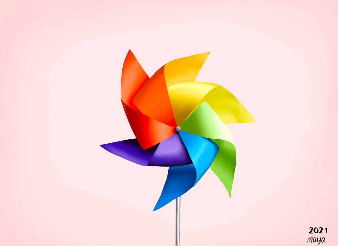 Pinwheel Wall Hanging - Etsy