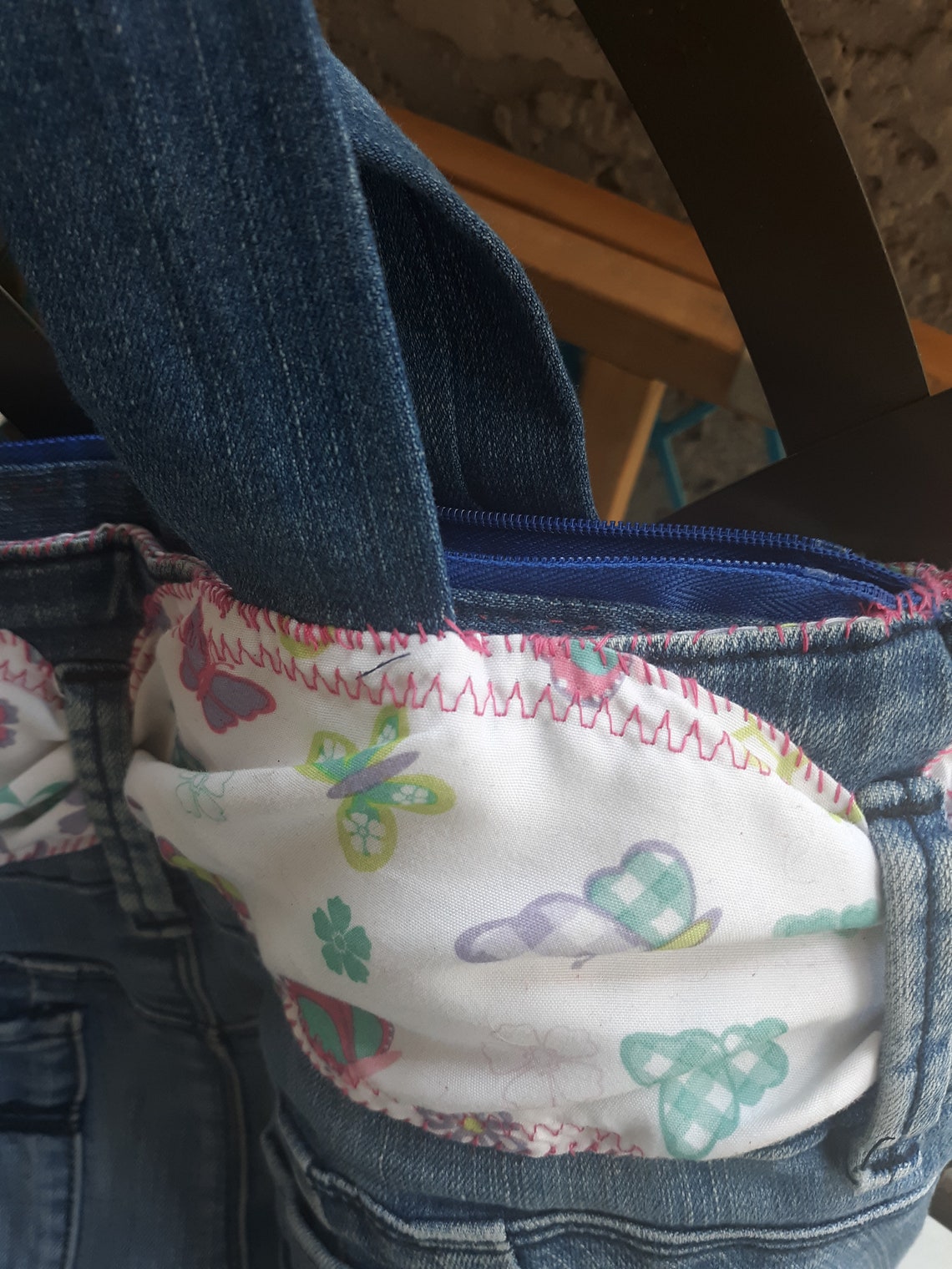 HANDMADE JEAN PURSE!! - Etsy