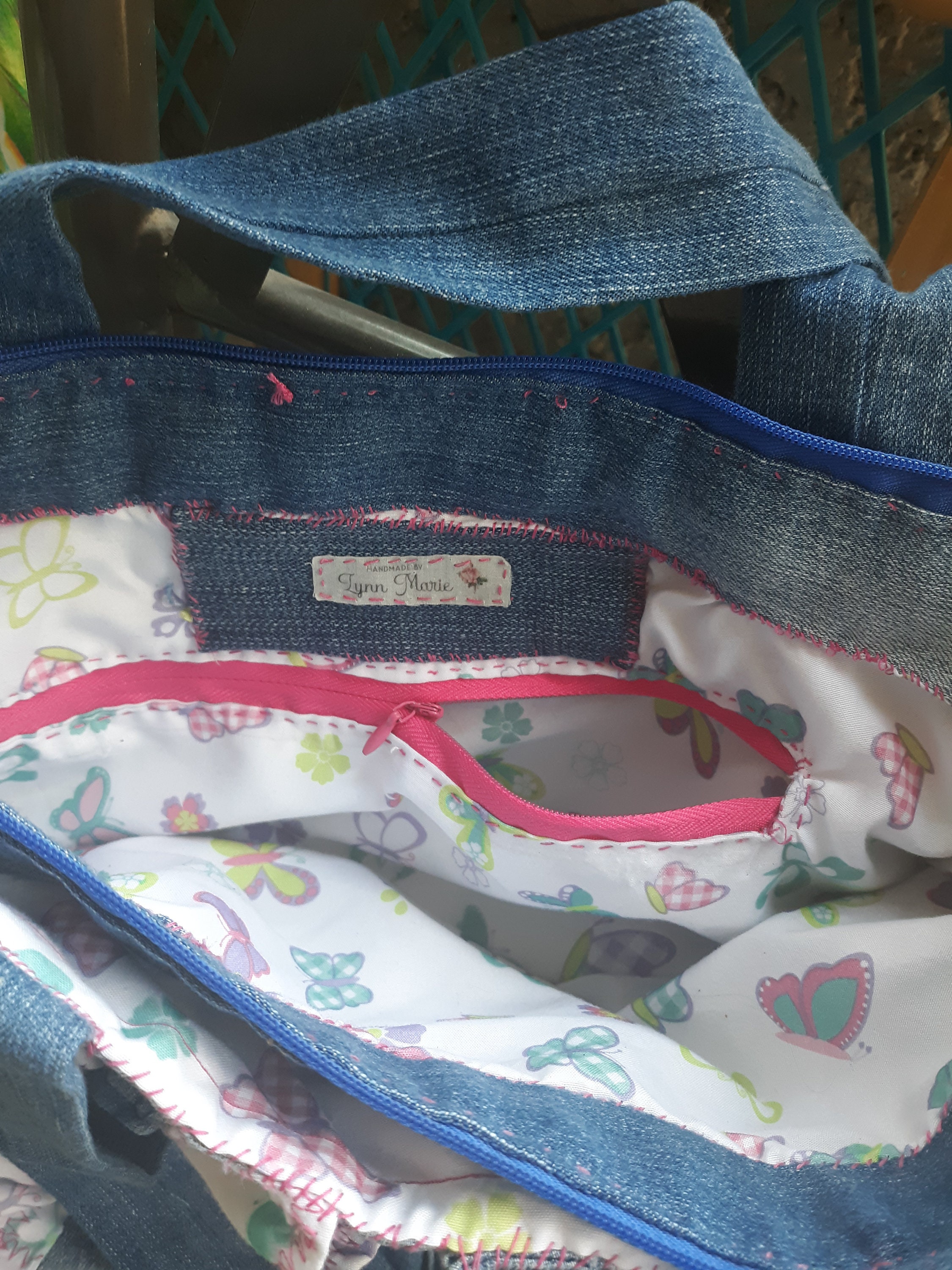 HANDMADE JEAN PURSE!! - Etsy