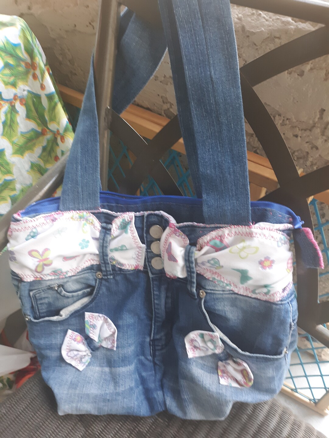 HANDMADE JEAN PURSE!! - Etsy
