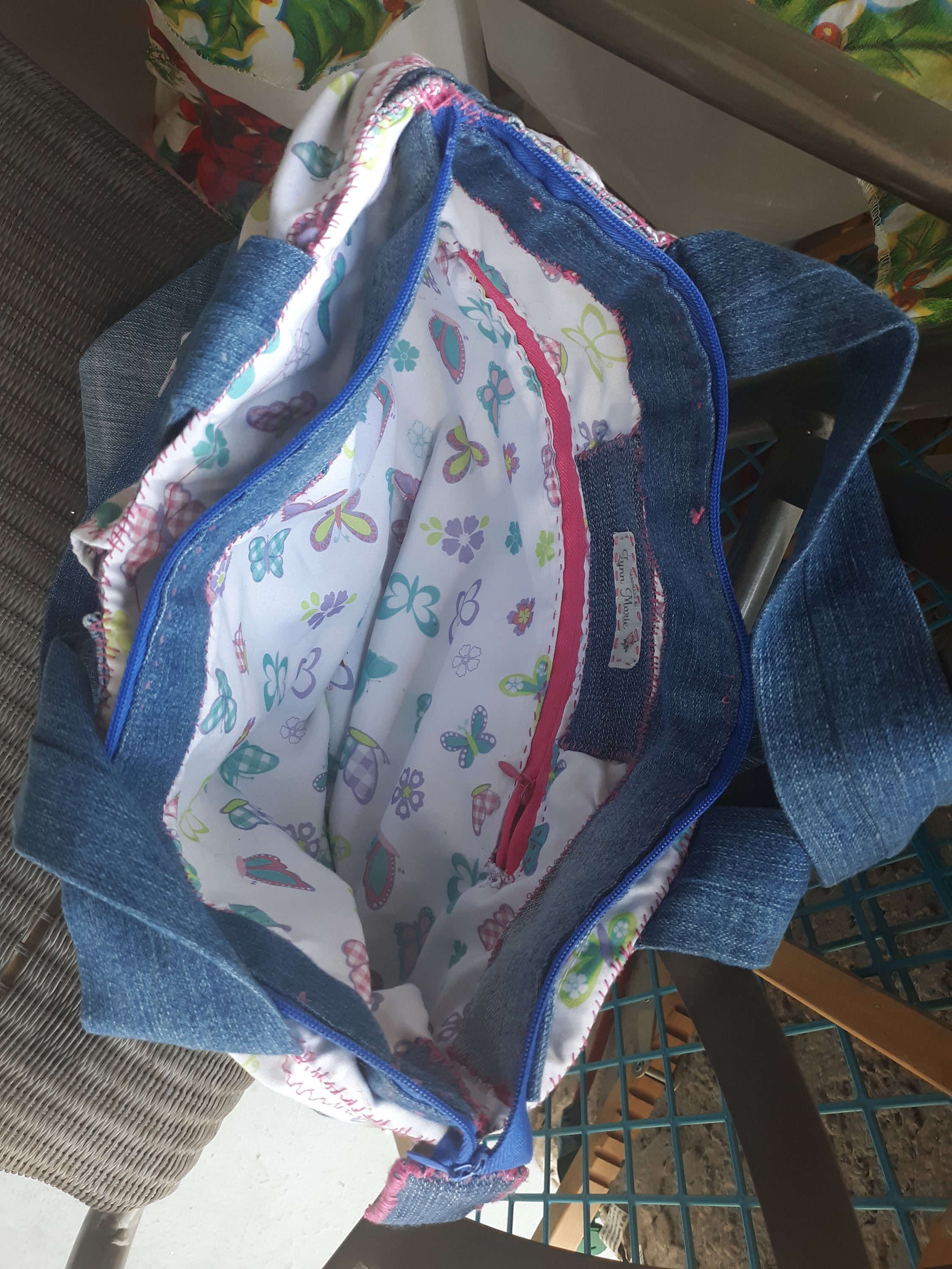 HANDMADE JEAN PURSE!! - Etsy