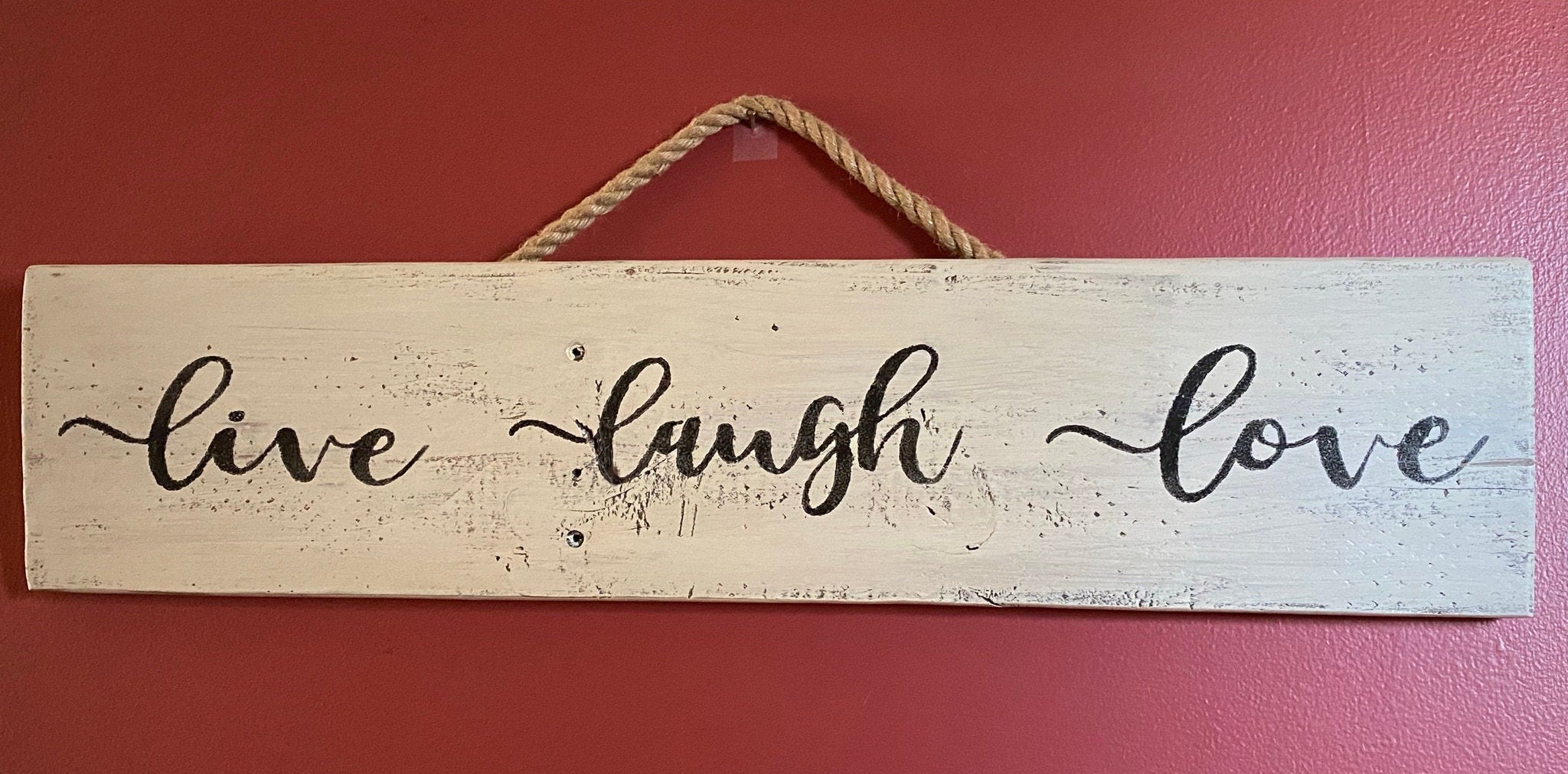 Live Laugh Love Sign Made From Reclaimed Pallet Wood - Etsy UK