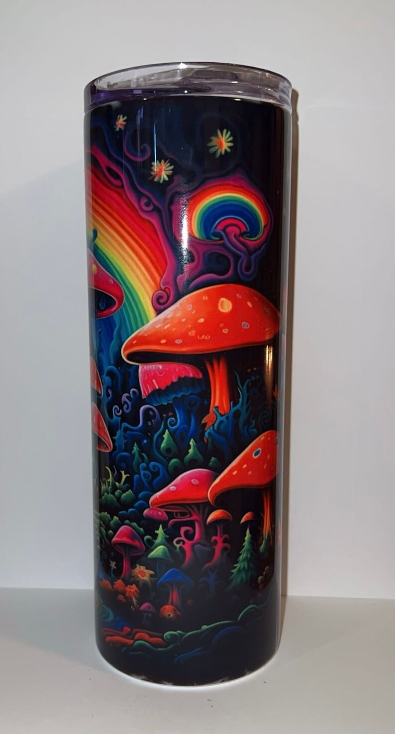 Rainbow Mushroom - Etsy