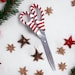 Christmas Scissors / Candy Cane Scissors / Christmas Office Supplies ...