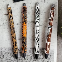 Pink Leopard Pen - Etsy