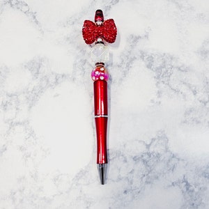 Bow Beaded Pen / Bling Pen / Rhinestone Pen / Stocking Stuffer ...
