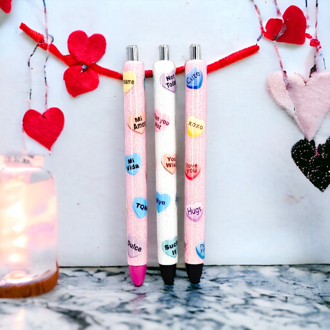 Valentine's Day Sweethearts Pen / Vday Gifts / Valentine's Gifts / Cute ...