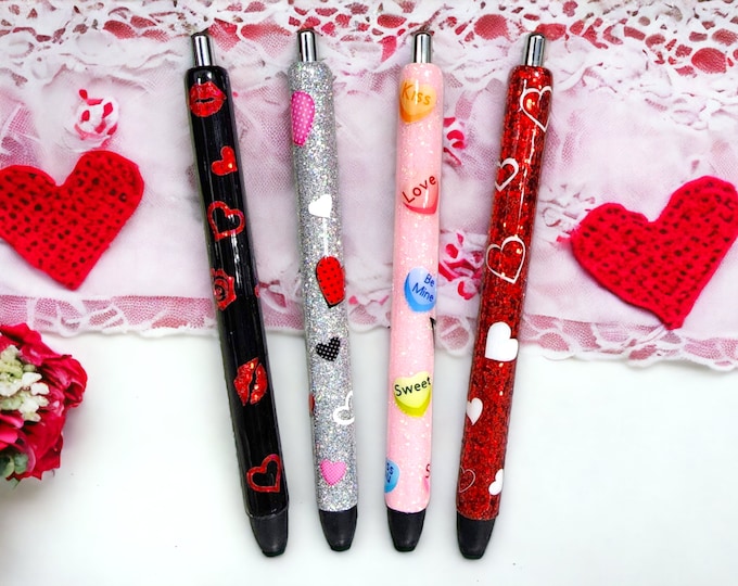 Valentine's Day Pen / Vday Gifts / Valentine's Gifts / Cute Heart Pens ...