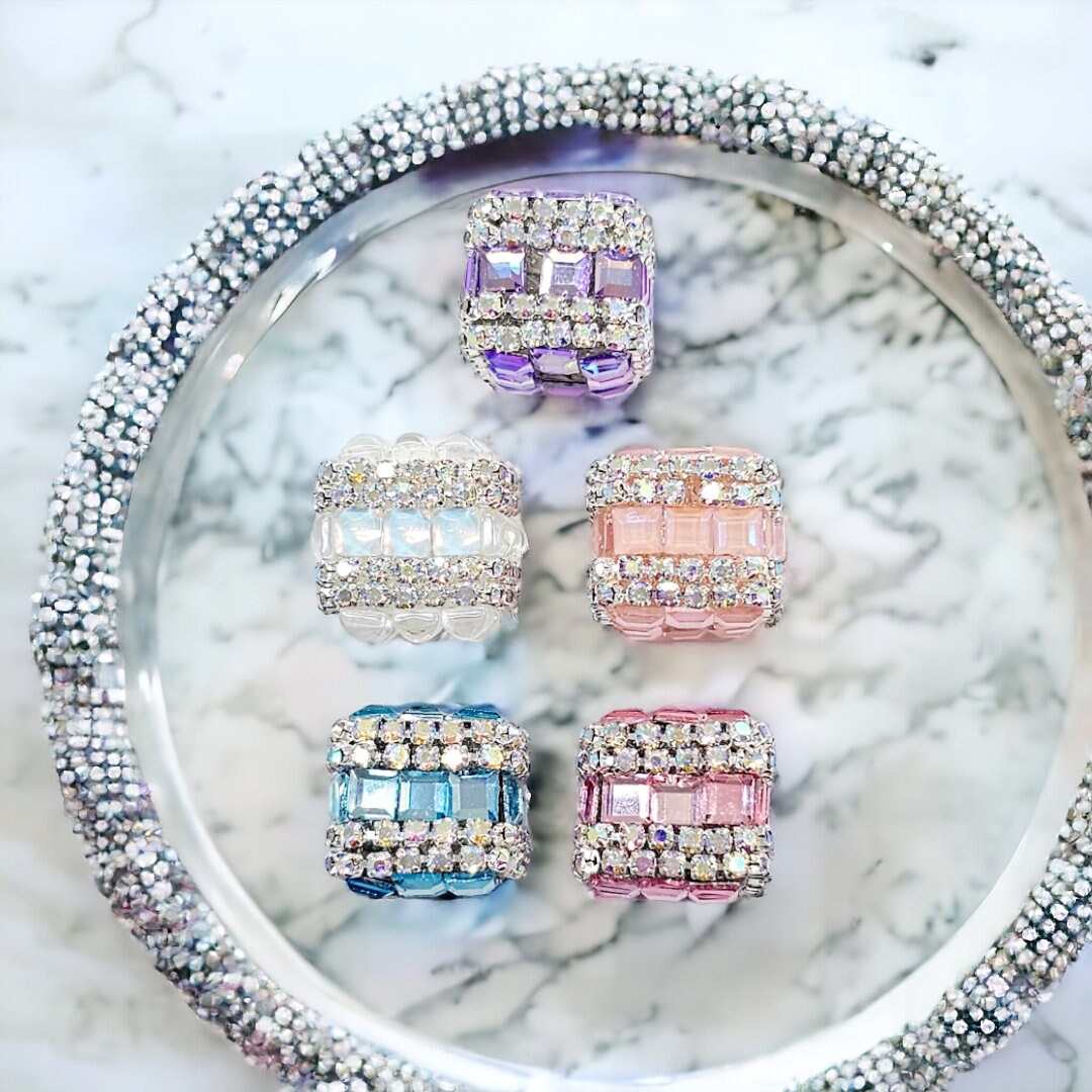 Cube Sqaure Present Bling Beads / Pen Bead / Pen Supplies / Pen ...