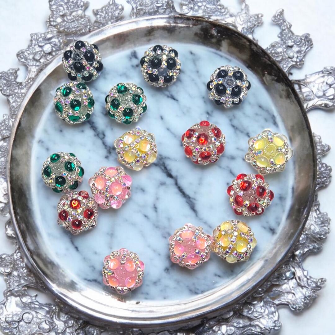 Round Circle Bling Gel Beads / Pen Bead / Pen Supplies / Pen ...