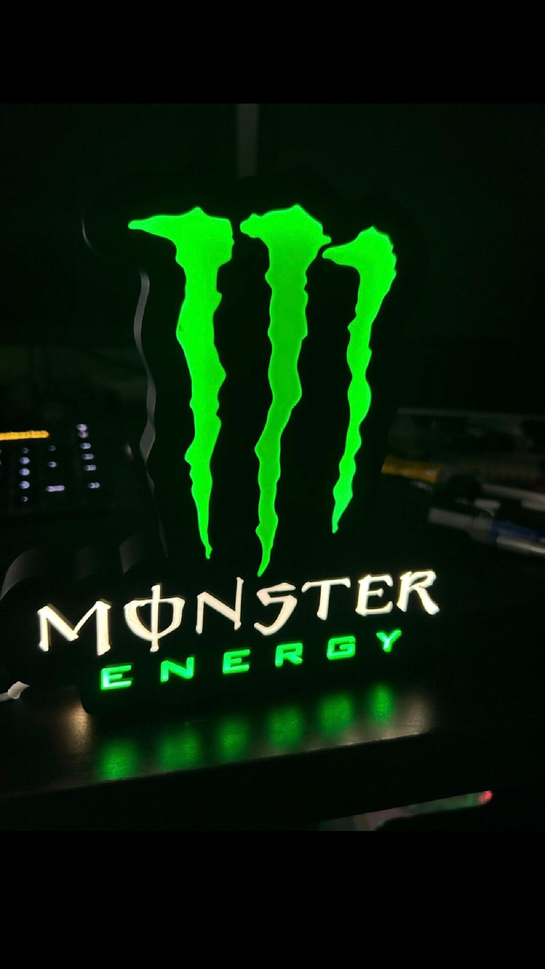 Monster Light up Sign Monster Plaque Monster Sign - Etsy UK