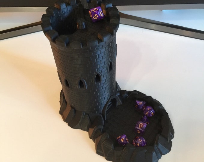 Dice Tower STL File Castle Dice Tower DND Dice Tower STL File Only - Etsy