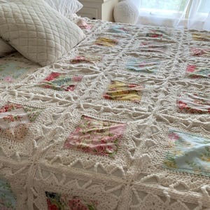 Quilted Crochet Blanket Pattern - Etsy