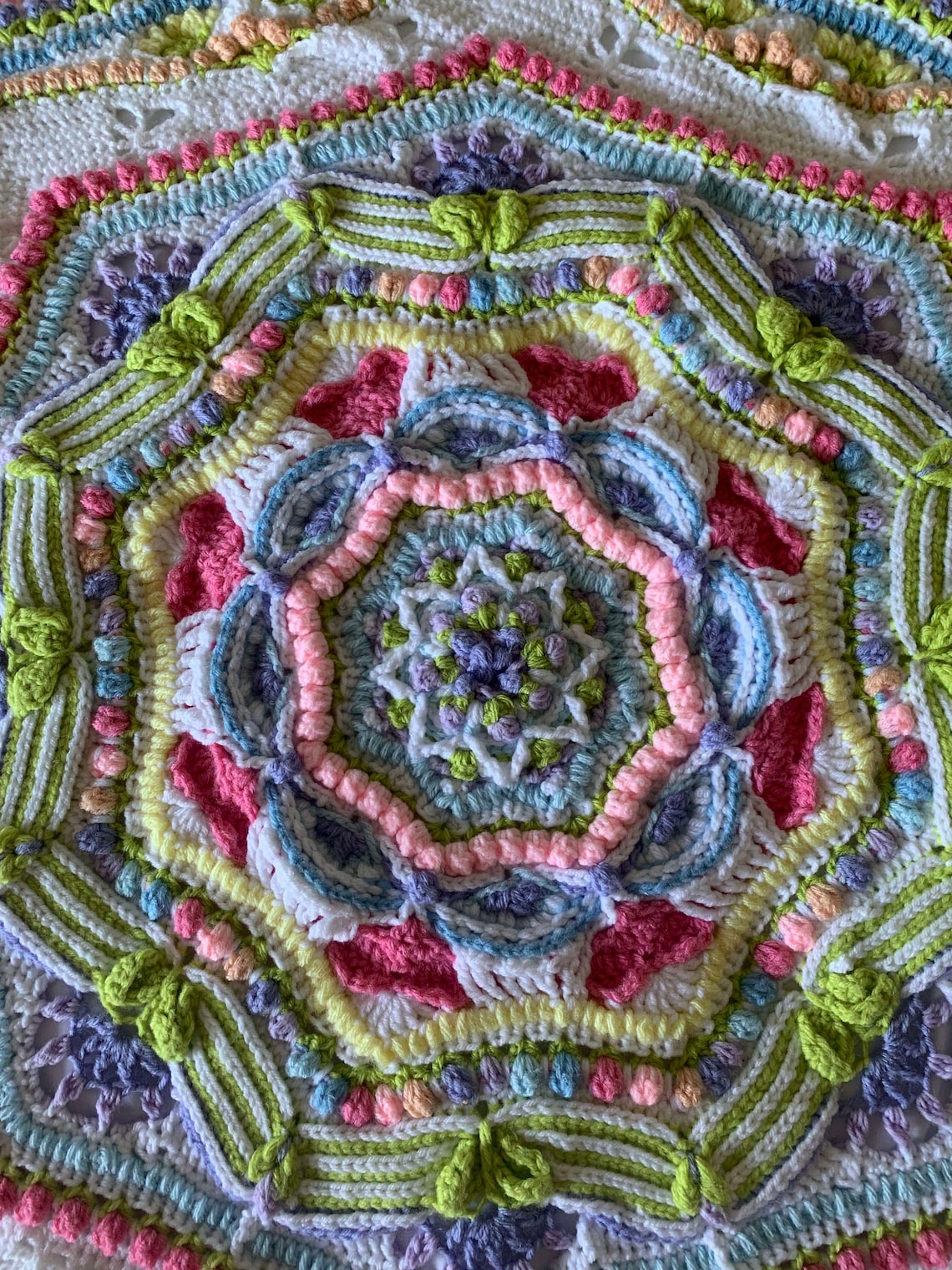 Spring Fling Garden Crochet Blanket - Etsy