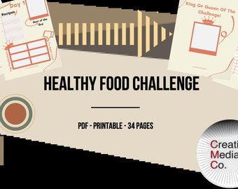30 Day Challenge Healthy Eating Habits Digital, Changing Habits ...