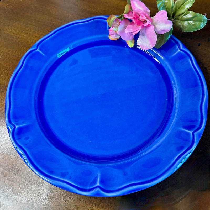 Cobalt Blue Plate - Etsy