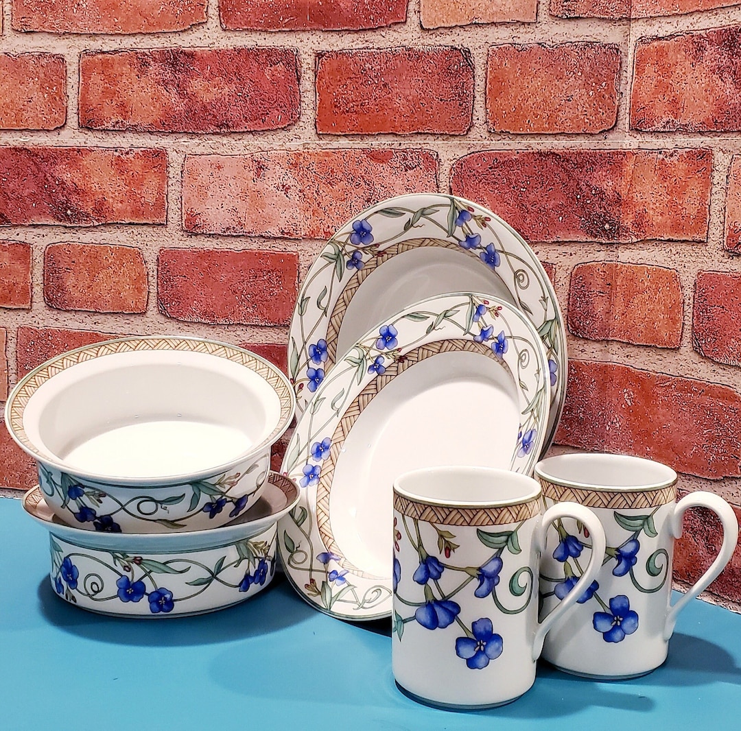 DANSK Umbrian Flowers: Vintage Rim Soup Bowl, Fruit Bowl or Coffee Mug - Etsy