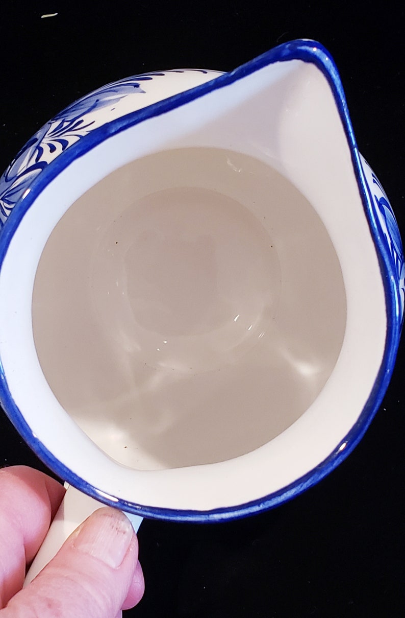 BLUE DELFT Pottery PITCHER Vintage Dutch Water Milk or Wine - Etsy