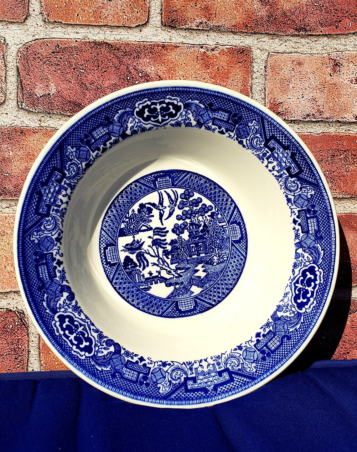 Legendary BLUE WILLOW WARE by Royal China 9 Vegetable - Etsy