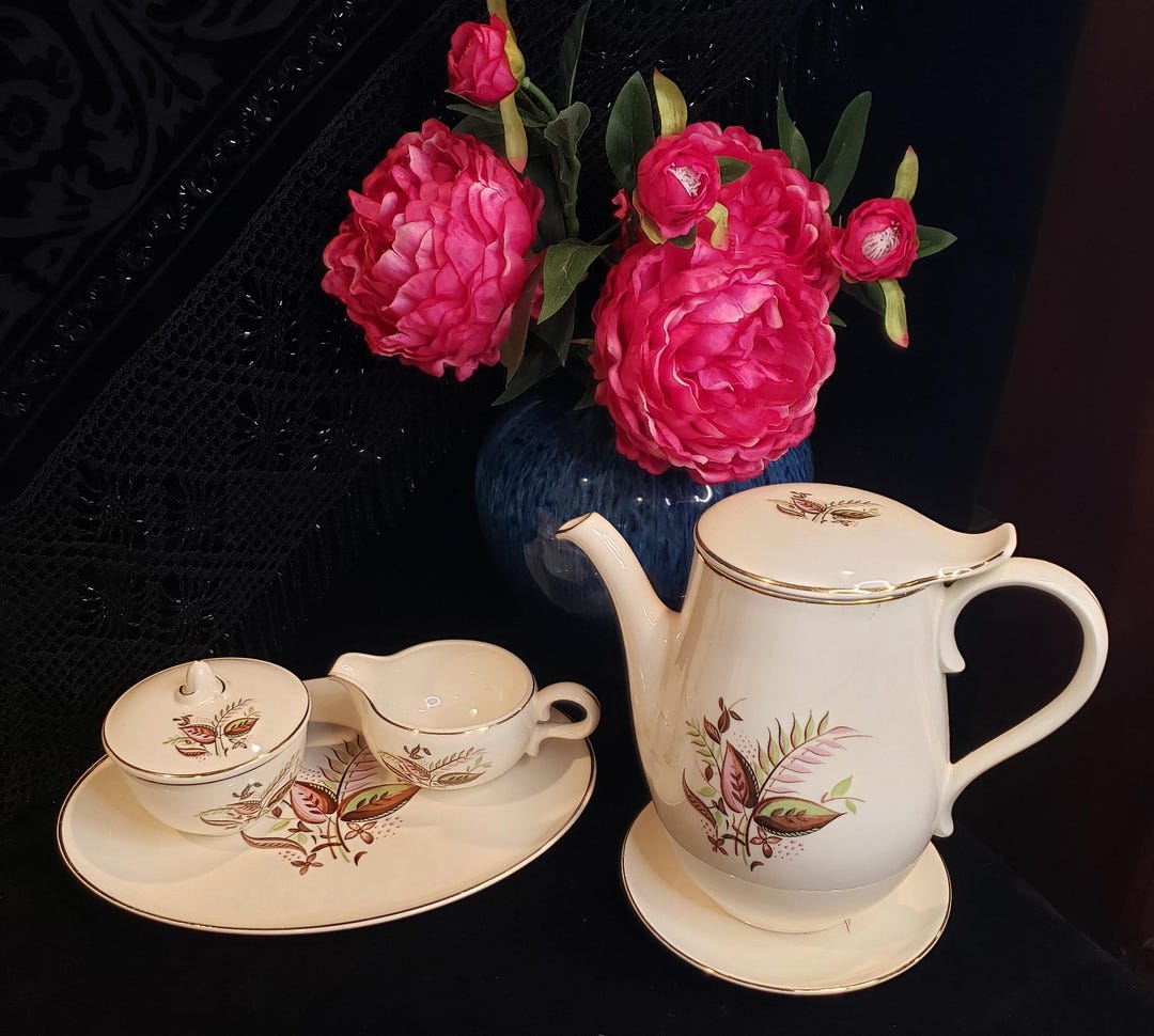 Mid-century Modern Coffee Service: Autumn Leaf, 15-piece Set - Etsy