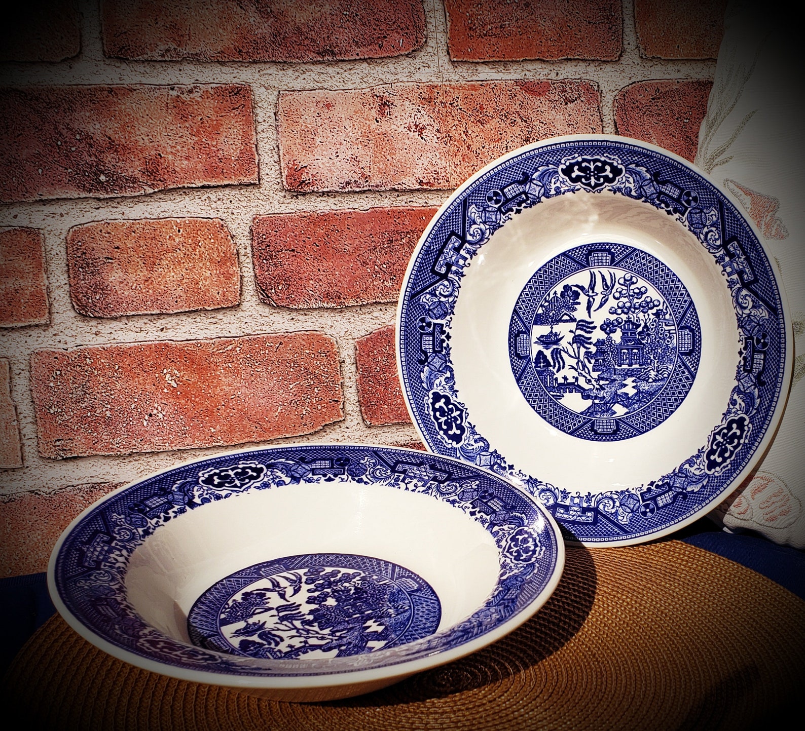 Legendary BLUE WILLOW WARE by Royal China 9 Vegetable - Etsy