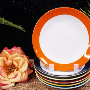 Crate & Barrel Color Banded Appetizer Tidbit or Dessert - Etsy