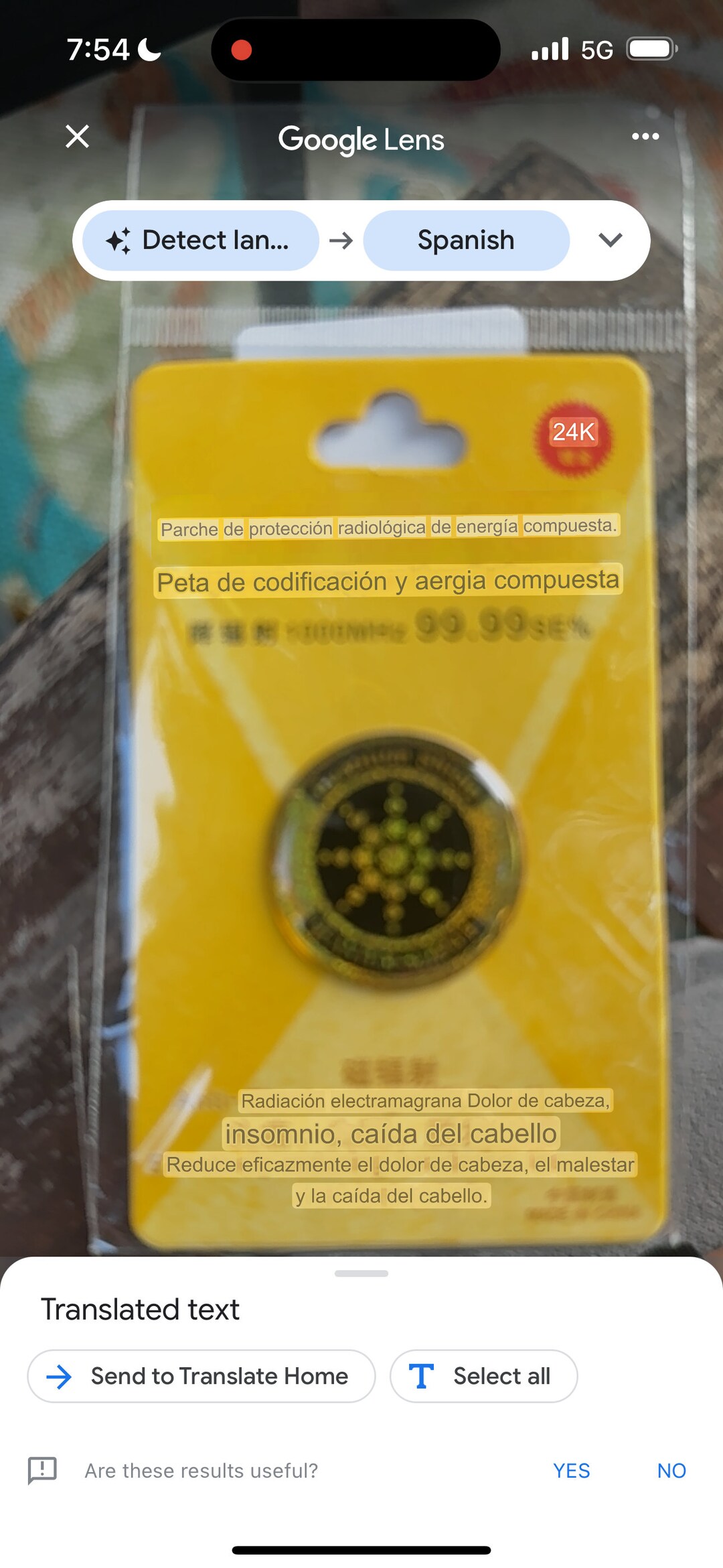 Parche De Protección Radiológica De Energía Compuesta. Compound Energy ...