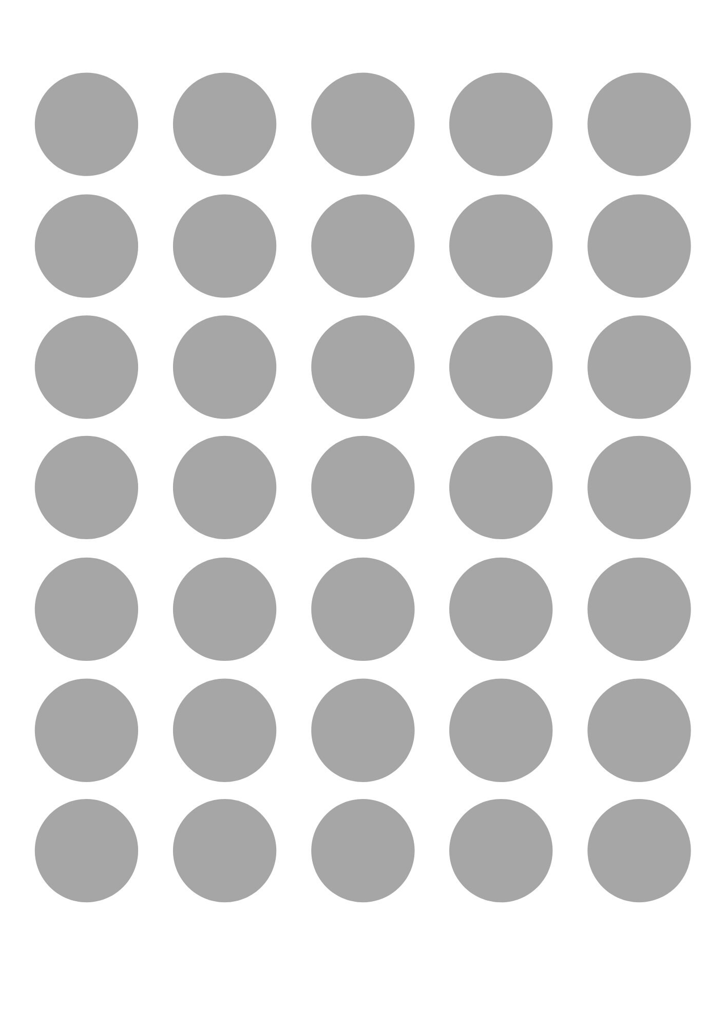 1.18in 3cm Circle Template Blank Template PDF JPG PNG | Etsy