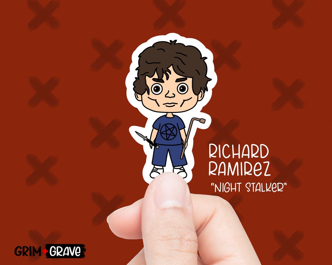 Richard Ramirez Sticker Night Stalker - Etsy