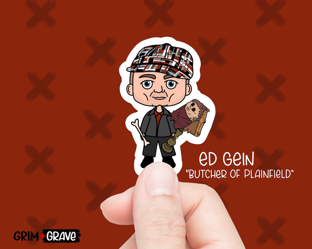 Ed Gein Sticker Butcher of Plainfield - Etsy