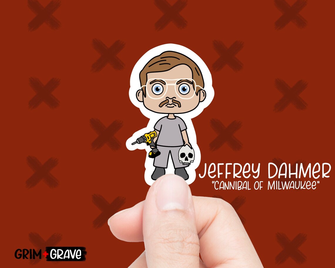 Jeffrey Dahmer Sticker Cannibal of Milwaukee - Etsy
