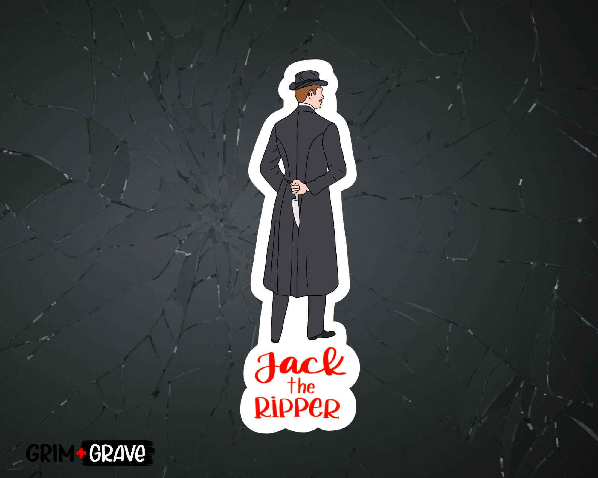 Jack the Ripper Sticker Crime Sticker History - Etsy