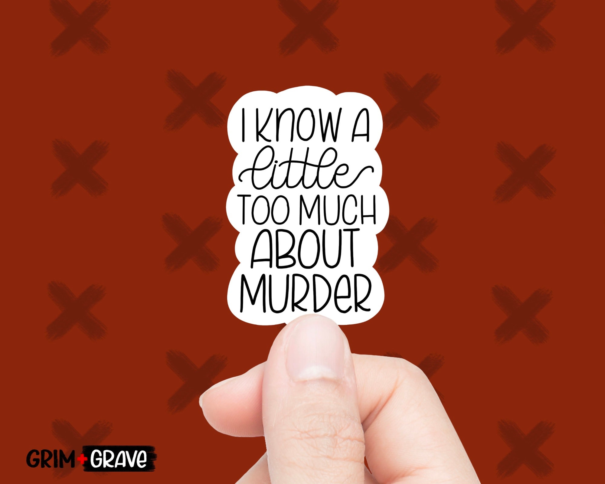Weiß zu viel über Murder Sticker Wahres Verbrechen Krimi - Etsy.de