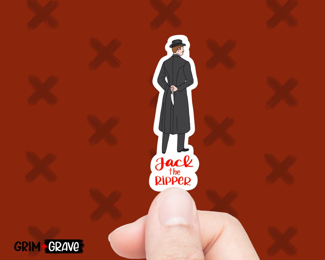 Jack the Ripper Sticker Crime Sticker History - Etsy